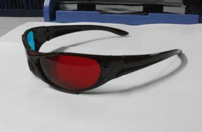 중국 1.6mm 애완 동물 렌즈에 유행 플라스틱 입체 사진 3D 유리 빨간 청록색 판매용