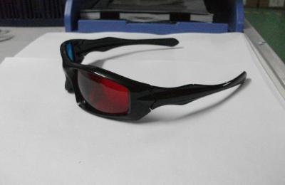 중국 3D 영화를 위해 재사용할 수 있는 유행 플라스틱 빨간 청록색 3D 유리 판매용