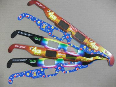 Китай Изготовленные на заказ объективы стекел 0.06mm феиэрверков 3d/устранимые стекла бумаги 3d продается