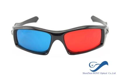 중국 플라스틱 구조 정상적인 텔레비젼 3D 영화를 위한 빨간 청록색 입체 사진 3D 유리 판매용