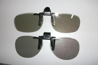 China O grampo na circular plástica polarizou os vidros 3d para a cintilação dos teatros livre à venda