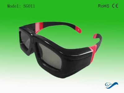 China OEM recargable del plástico DLP del vínculo de los vidrios activos de encargo del obturador 3D en venta