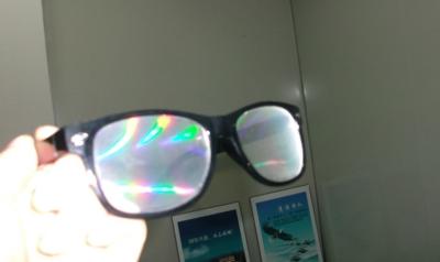 Китай Складная трехмерный фейерверк очки PC пластиковую рамку для продвижения газеты продается