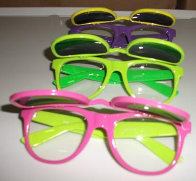 China 1,0 Millimeter PVC färbte Effektfeuerwerksglas-Beugung Soem des Rahmens 3d zu verkaufen