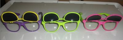 China Farbig 1,0 mm PMMA Laser Linse Feuerwerk 3D-Brille für Giveaway / Geschenke zu verkaufen