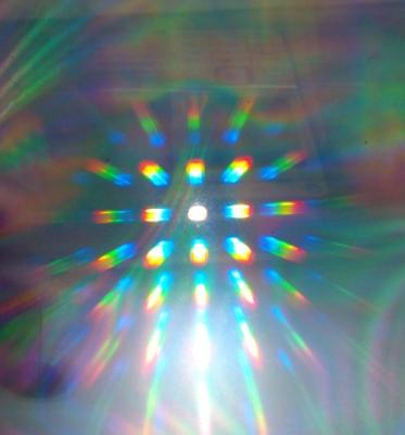 China 3D Plastic het Vuurwerkglas van diffractielense voor Kerstmisdag Te koop