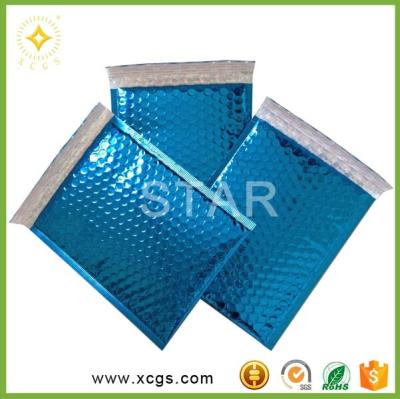 China Customized Metallic Foil Bubble Mailing Pouch for sale