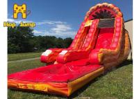 China 20ft 22ft Commercial Grade Inflatable Water Slide For Poolside for sale