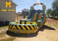 China 20ft 22ft Commercial Grade Inflatable Water Slide For Poolside for sale
