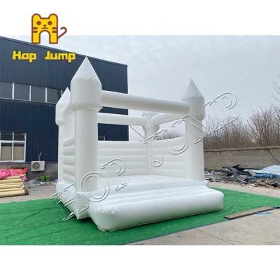 Cina castello gonfiabile 14ft 15ft dei buttafuori di nozze bianche del PVC di 0.55mm in vendita