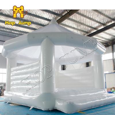 Cina castello gonfiabile 14ft dei buttafuori di nozze bianche dei buttafuori del gazebo del PVC di 0.55mm in vendita