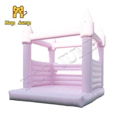 Cina Resistente UV di rimbalzo di nozze di rosa del PVC del castello gonfiabile della Camera 0.55mm 13ft in vendita