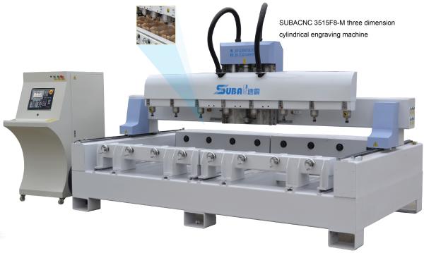 Quality Statue Craft Three Dimensional CNC Machine 3d Carving Eight Head for sale