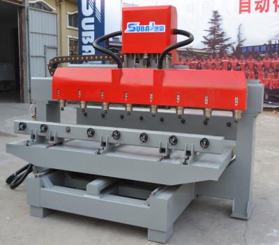China Statue Craft Three Dimensional CNC Machine 3d Carving Eight Head for sale