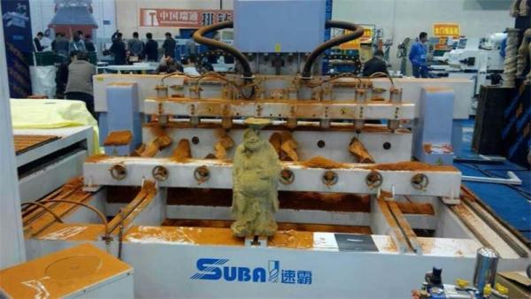 Quality Statue Craft Three Dimensional CNC Machine 3d Carving Eight Head for sale