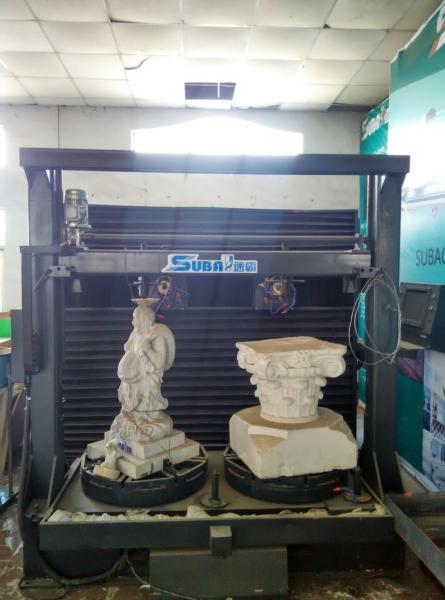 Quality Roman Column Stone Relief Stone Carving CNC Machine for sale