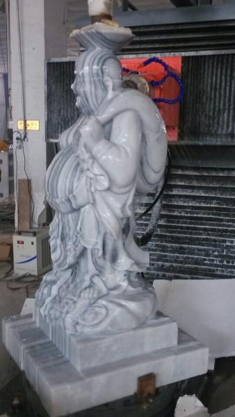 Quality CNC Control Stone Carving Machine Stone Building Railing Relief for sale