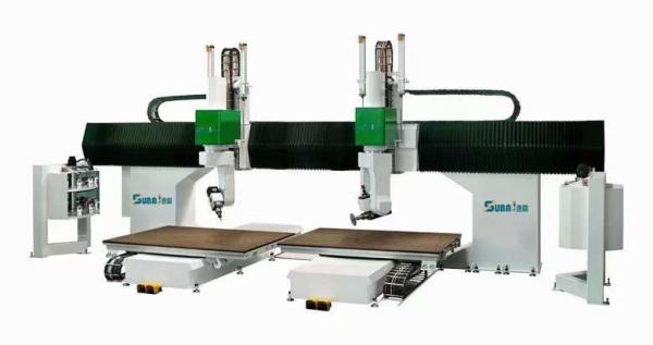 Quality Gantry Sawing 5 Axis CNC Machining Center For Solid Wood Furniture for sale
