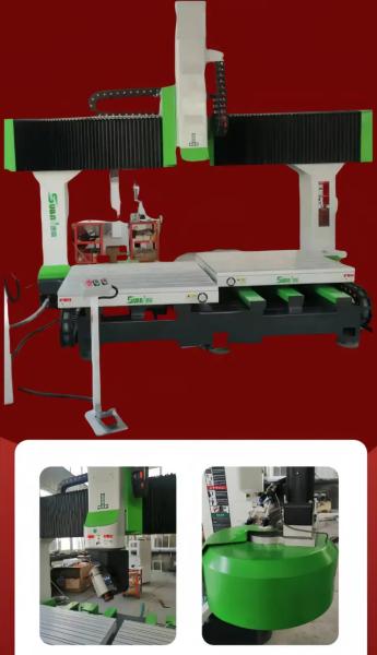 Quality Solid Wood Furniture CNC Machining Center 5 Axis Gantry for sale