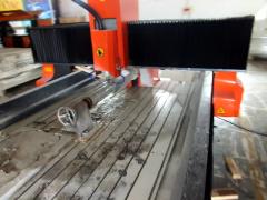 1325 Double spindle Plane stone carving machine with two rotary cnc router