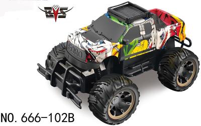 China Classic Electric Remote Control Toy Car Wireless off-road Climbing Vehicle RC Toy Car for Children Play 666-102B for sale