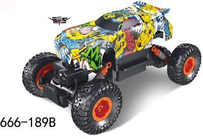 China Electric remote control toy car 2.4Ghz wireless remote control 1:16 high-speed off-road climbing car toy 666-189B for sale