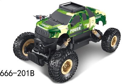 China Electric RC toy car 2.4Ghz wireless remote control 1:16 high-speed  vehicle truck climbing car toy 666-201B for sale