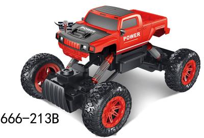 China New Bright Electric RC toy car 2.4Ghz climb truck remote control 1:14 monster RC climbing car toy for kids' fun 666-213B for sale