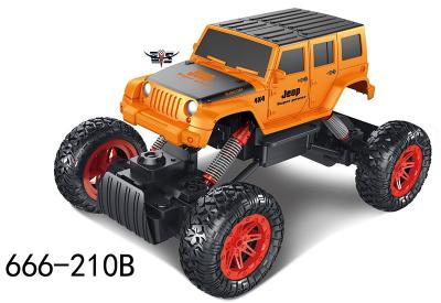 China New Bright Electric RC toy car 2.4Ghz race up remote control 1:14 monster RC climbing car toy for kids' fun 666-210B for sale
