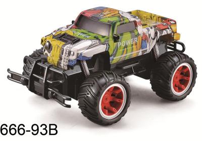 China Powerful boy Christmas gift RC climb toy car 2.4G RC pickup truck car electric climb toy car kids car toy gift 666-93B for sale
