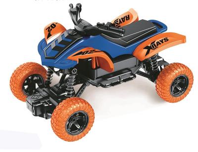 China Wholesale RC motorcycle blue color plastic RC off road motorcycle for kids fun favorite 666-257B for sale