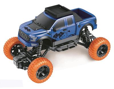 China Wholesale RC off road pickup truck crawler blue color plastic RC crawler pickup truck for kids fun favorite 666-254B for sale