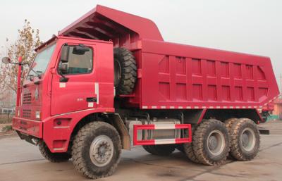 China Tipper Dump Truck SINOTRUK HOWO 70 Mining LHD 6X4 371HP 70tons ZZ5707S3840AJ for sale