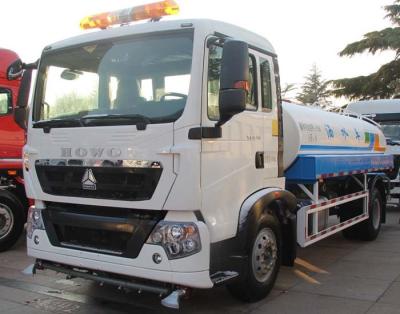 China High Efficiency Construction Water Truck 8-12CBM With 360 Degrees Rotation for sale