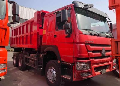 China ZZ3257N3647A Red Tipper Dump Truck 371hp 6×4 for sale