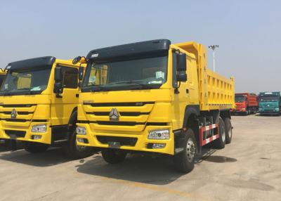 China Safety Big Howo Dump Truck 10 - 25 CBM Middle Lifting Hydraulic Control System for sale