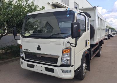 China Stable Performance HOWO 4X2 Light Duty Dump Truck 116HP for sale
