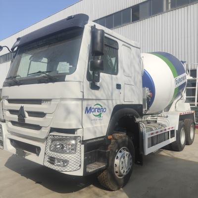 China SINOTRUK WHITE HOWO 371HP Concrete Mixer Truck LHD for sale