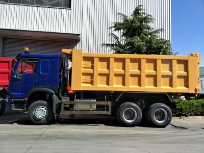 Cina Giallo blu del RIBALTATORE di SINOTRUK HOWO 400HP 6x4 AUTOCARRO CON CASSONE RIBALTABILE l'euro II di LHD in vendita