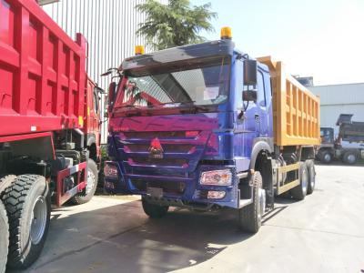 Cina Giallo blu del RIBALTATORE di SINOTRUK HOWO 400HP 6x4 AUTOCARRO CON CASSONE RIBALTABILE l'euro II di LHD in vendita