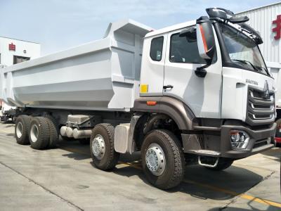 Ｕ 타입을 채굴하기 위한 HOWO N7 택시 LHD 12 바퀴 8X4 400HP 덤프트럭