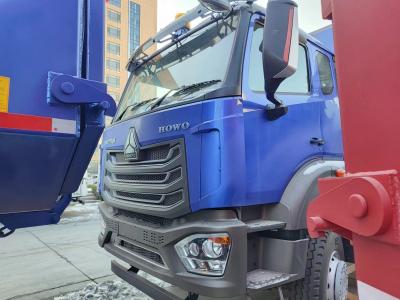 China RHD 8×4 10wheels 380HP Blue HOWO Tipper Truck High Horsepower for sale