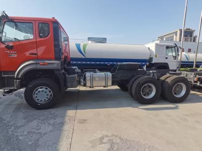 Sinotruk New Howo Tipper Dump Truck Chassis Weichai Engine 6 × 4  LHD Orange Color