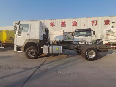 China SINOTRUK HOWO LHD 6X4 400HP Water Oil Tanker Chassis for sale