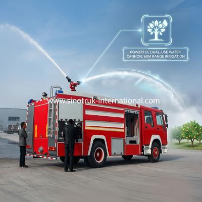 China 10CBM 4X2 290HP Fire Fighting Truck , Agricultural Fire Engine Truck For Landscaping for sale