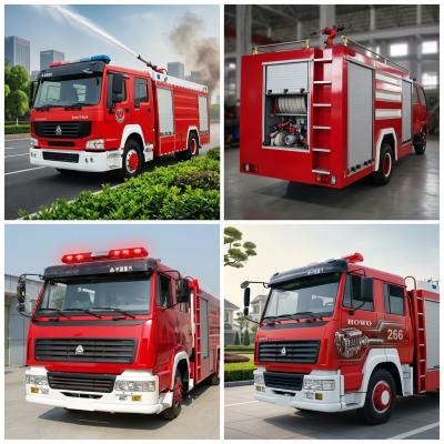 China Fire Fighting Truck SINOTRUK HOWO 8-12CBM 266HP for Fire control or Sprinkling for sale