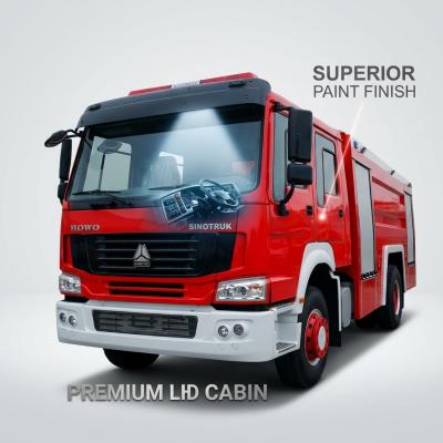 China 15CBM LHD 290HP Fire Fighting Truck , SINOTRUK HOWO Tanker Fire Truck for sale