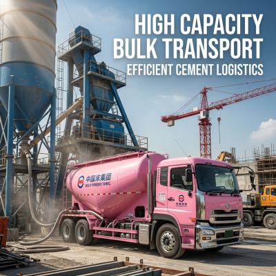 China High Efficiency 12 Wheels 8×4 Cement Bulk Carrier Truck With Large Capacity for sale