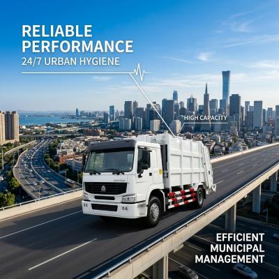 China International Back Loader Garbage Truck / Compactor Garbage Collection Vehicles for sale