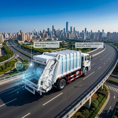 China 12CBM Compactor Food Rubbish Removal Truck With Low Fuel Consumption for sale